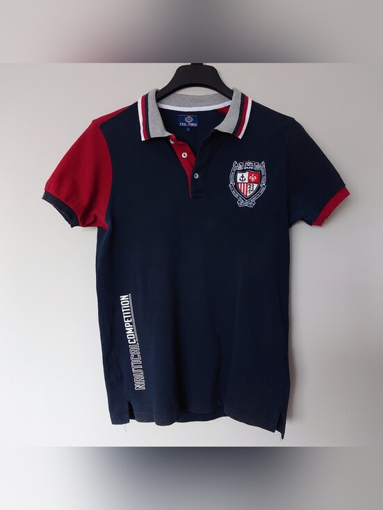 Paul Parker | Shirts | Paul Parker 982 Sailing Team Slim Fit Crest Logo ...